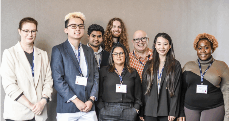 Lydia (far right) with ASA Executive Director Ron Wasserstein and ...