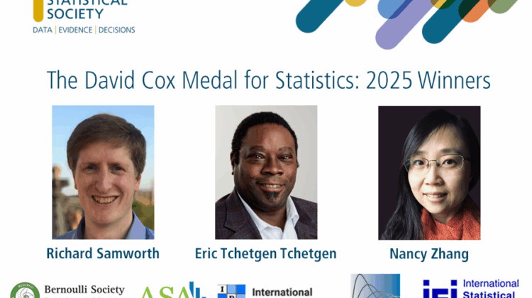 Winners Announced for Inaugural David Cox Medal for Statistics
