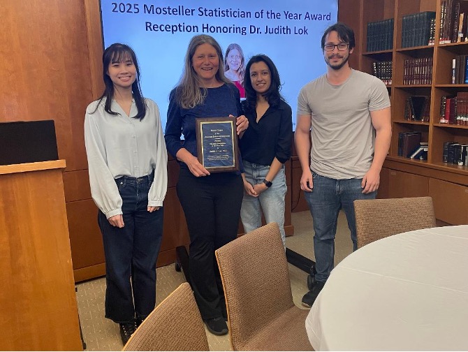 Judith Lok Recognized with Mosteller Statistician of the Year Award